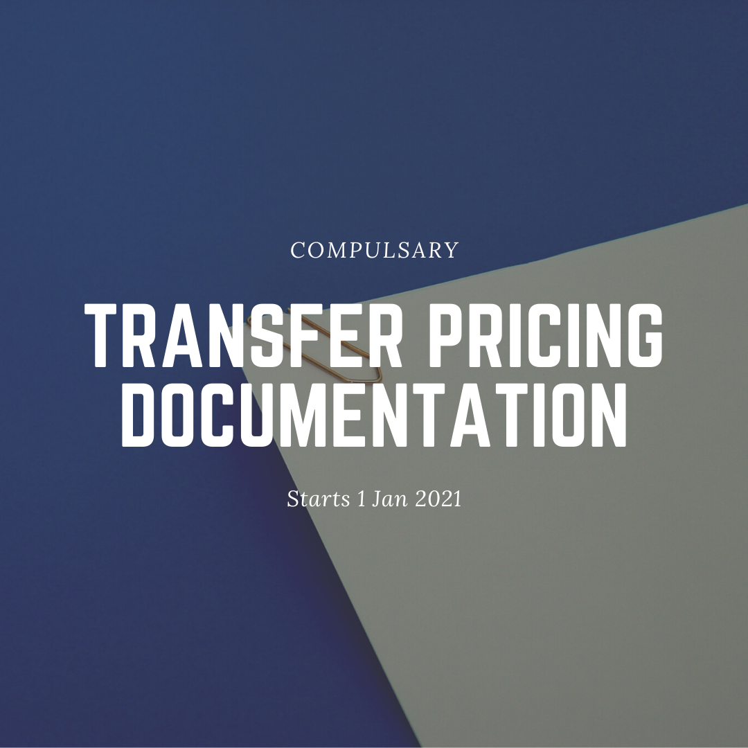 Transfer Pricing Documentation Starts Jan 2021 - Synergy TAS