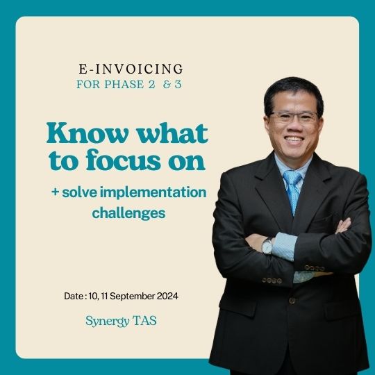 Backup form – einvoicing phase2 3 session 3 - Synergy TAS